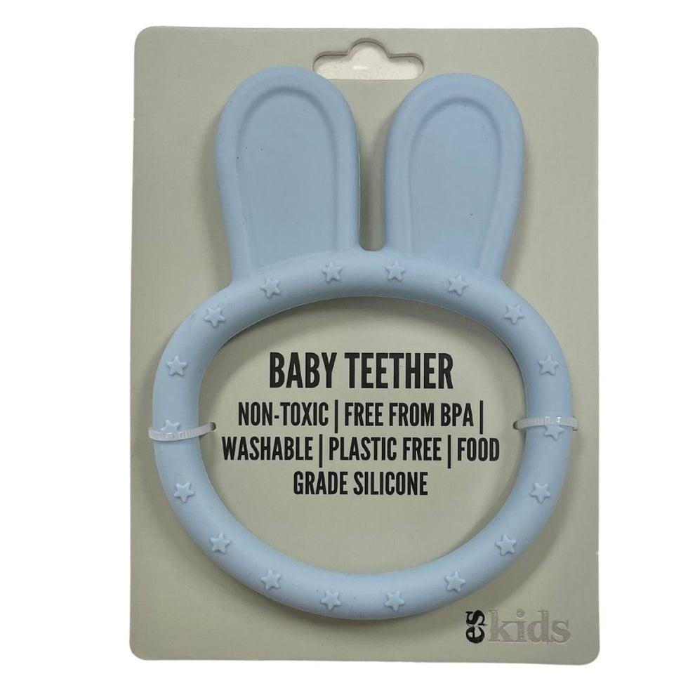Bunny Teether - Light Blue – Personalize It